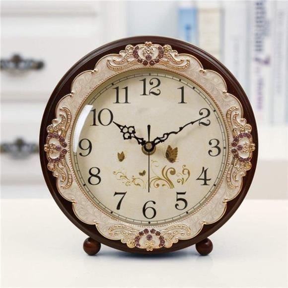 Wall Decor | Vintage Table Clock Retro Nonticking European Style Beside ...